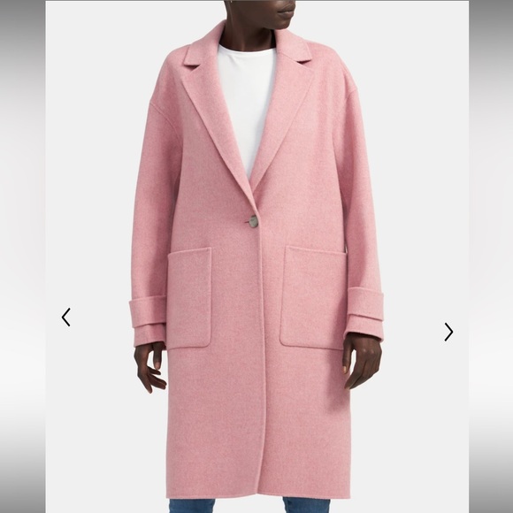Theory | Jackets & Coats | Theory Easy One Button Coat In Doubleface ...